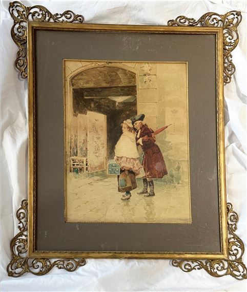 Charles Édouard Delort | The opening of the Millinery | MutualArt