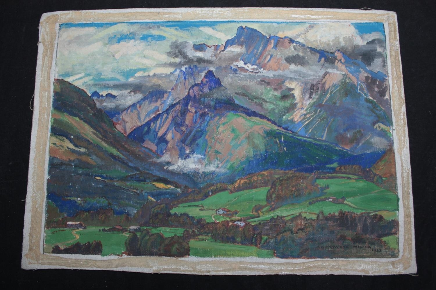 Archibald Elliot Haswell-Miller | Scottish mountain | MutualArt