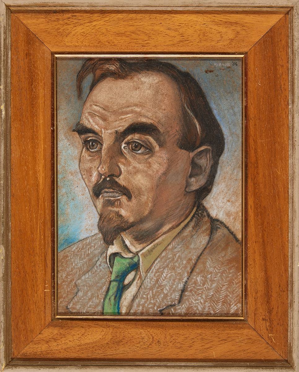 Harry Kernoff | PORTRAIT OF DESMOND MCCARTHY, 1956 (1956) | MutualArt