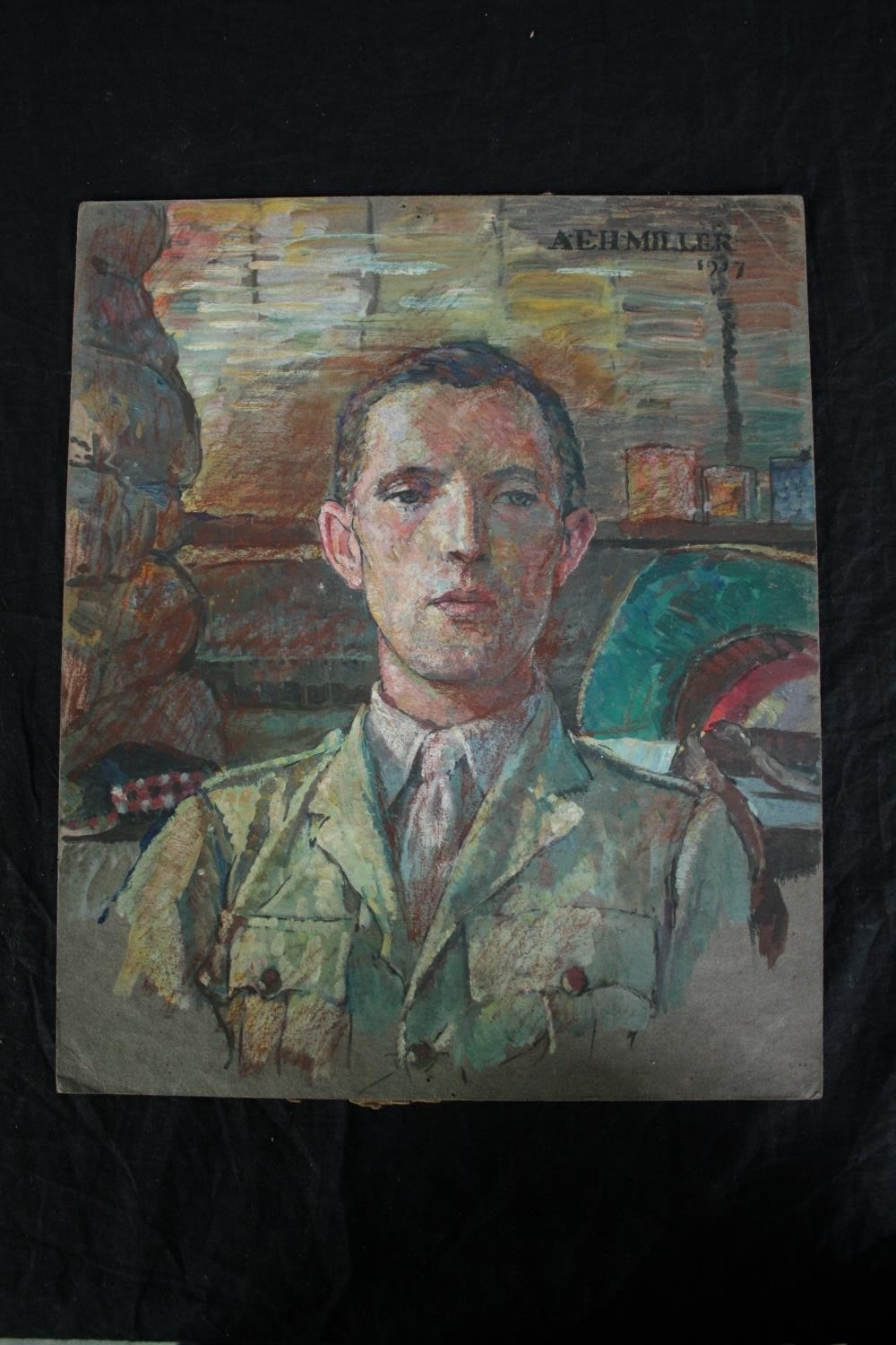 Archibald Elliot Haswell-Miller | Portrait of an officer | MutualArt