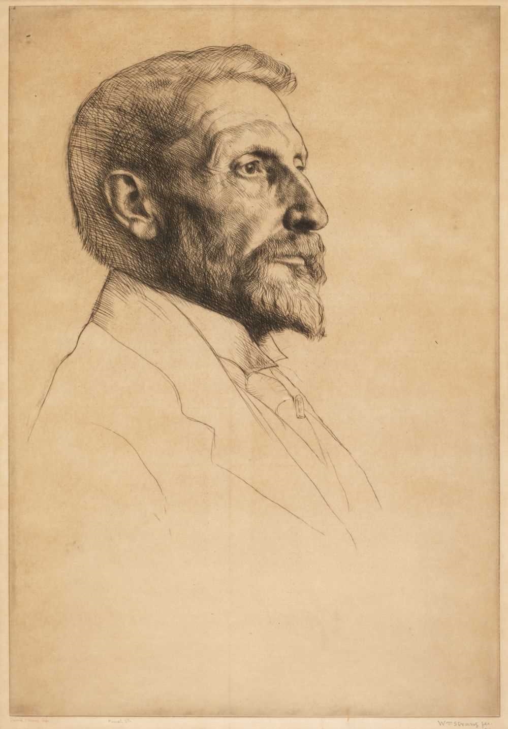 William Strang | Portrait of Sir Henry Rider Haggard | MutualArt