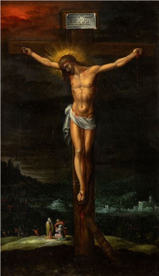 Flemish School, 16th Century | The Crucifixion of Christ (Circa 1583) | MutualArt