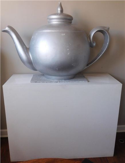 Stephen Robin | Stephen Robin Silvered Gypsum Teapot Sculpture (1967 ...