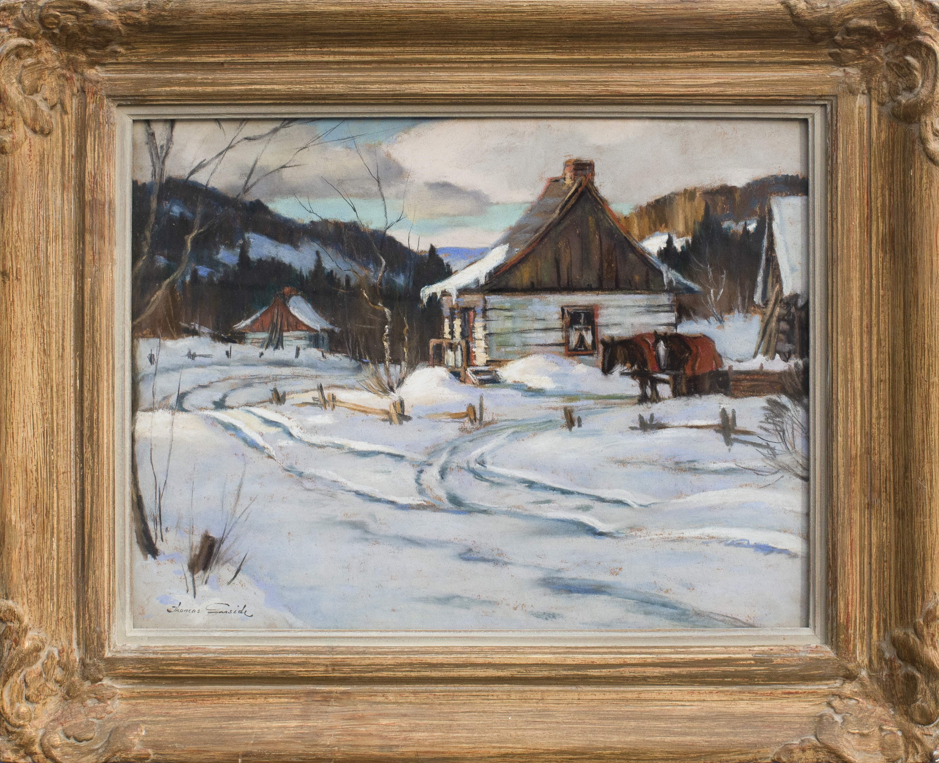 Thomas H. Garside | Rural Scene with Horse and Cart | MutualArt