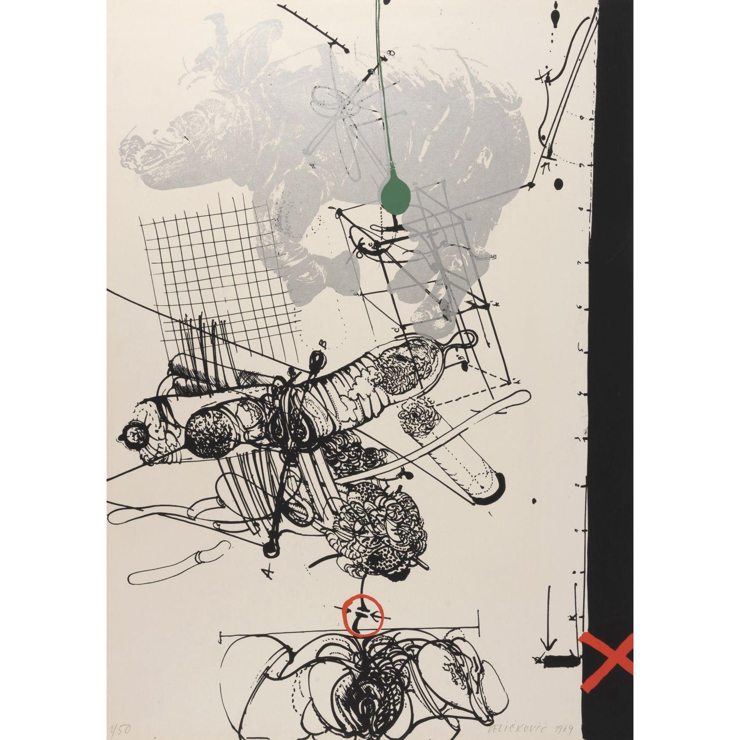 Vladimir Veličković | Rhinocéros (1969) | MutualArt
