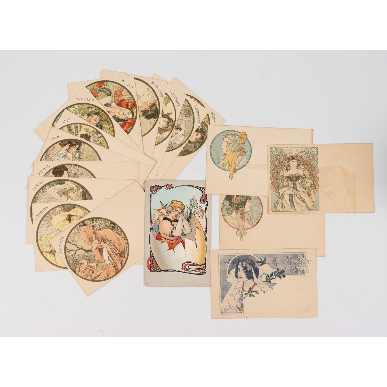 Alphonse Mucha | Les douze mois de l'année | MutualArt