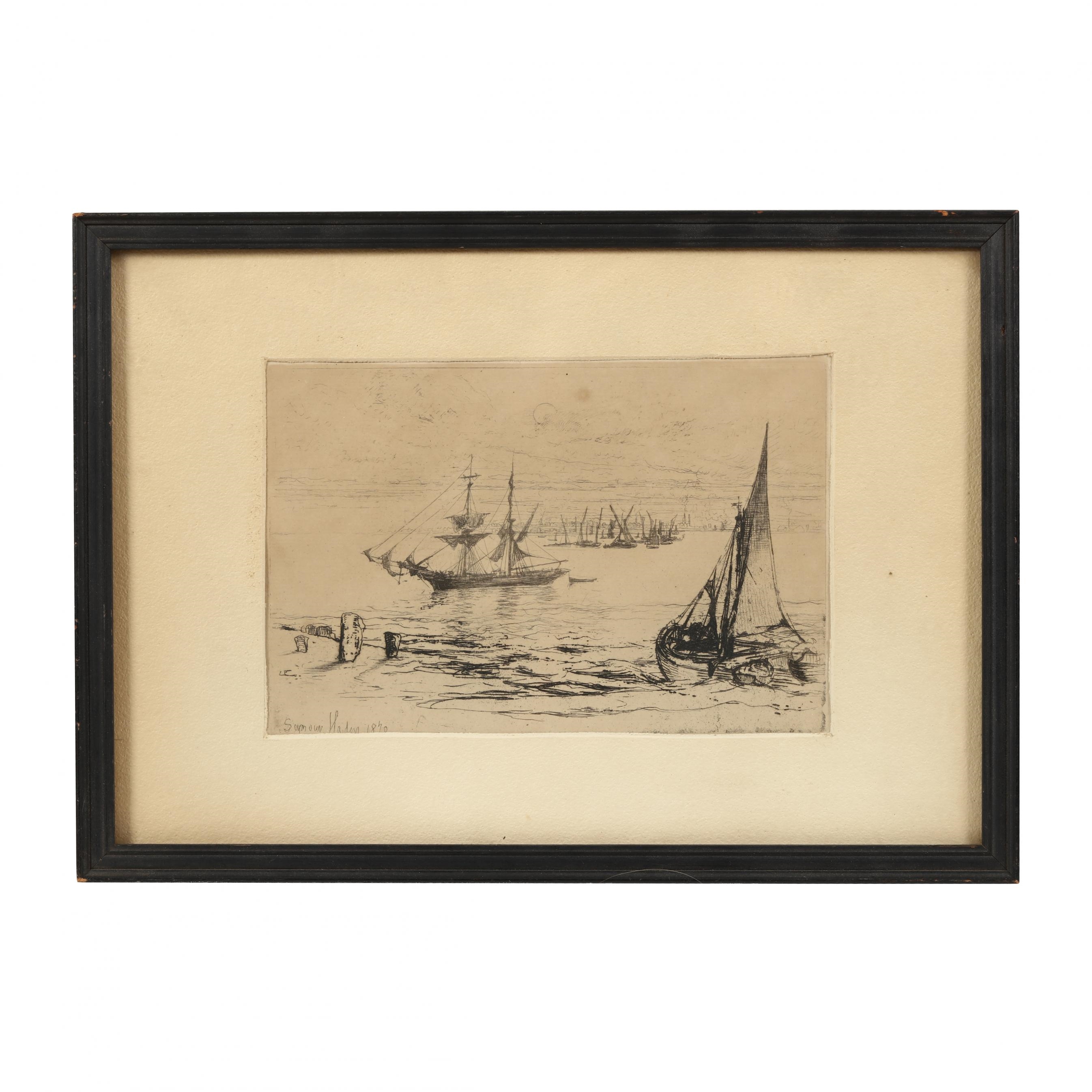 Frank Weston Benson | Three Antique Etchings (1870) | MutualArt