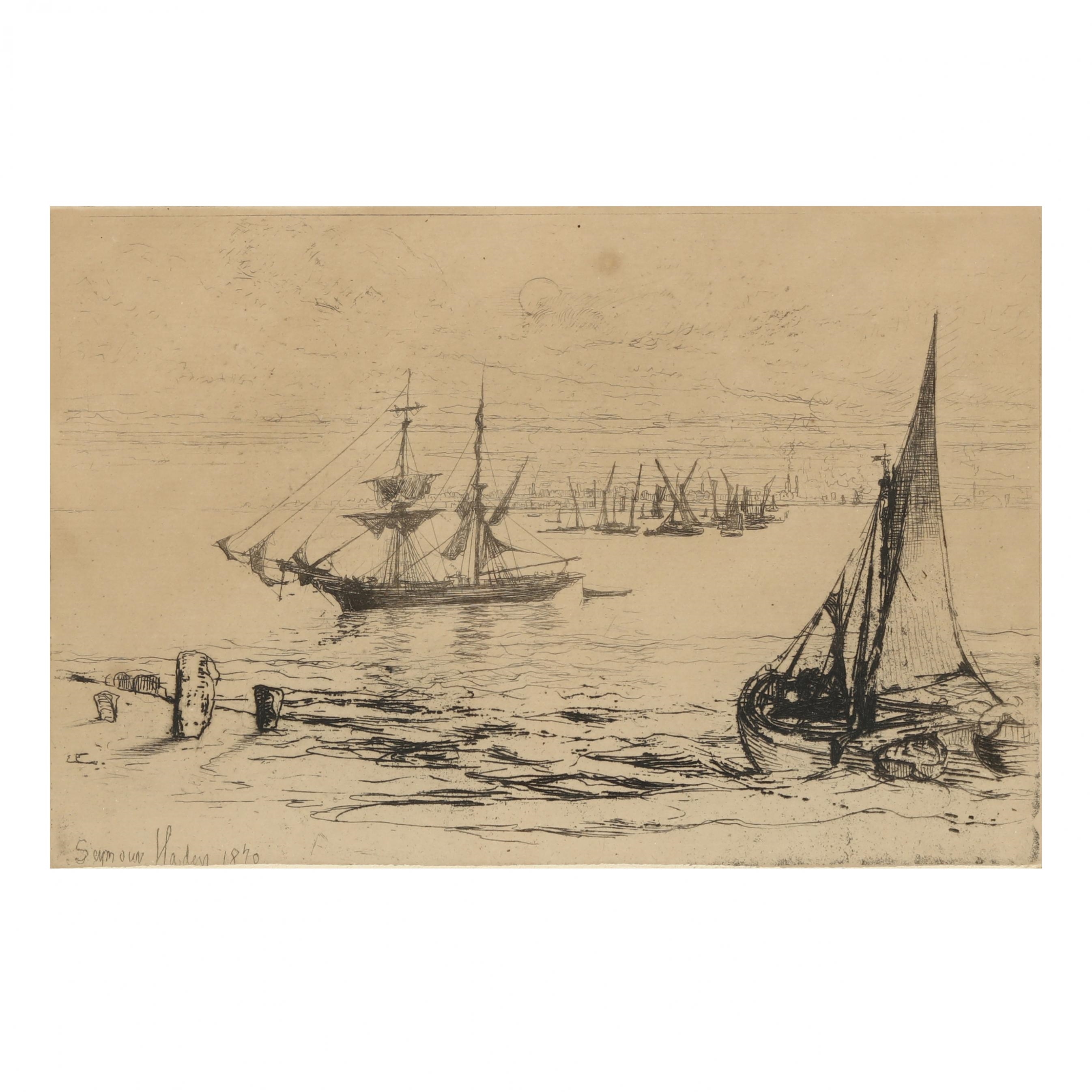 Frank Weston Benson | Three Antique Etchings (1870) | MutualArt