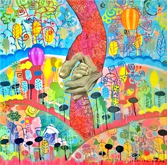 helping hand artwork