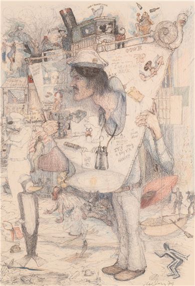 William T. Wiley | Captain Crowbar (1979) | MutualArt