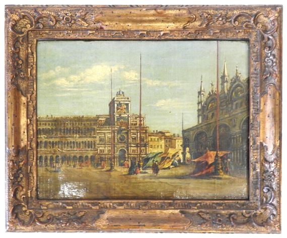 Francesco Guardi | Personnages dans la basilique Saint Marc, Venise ...