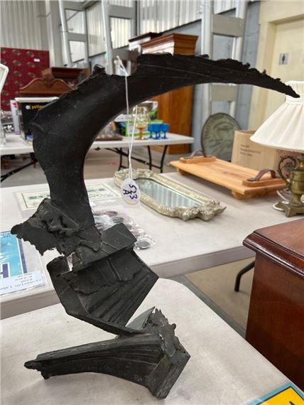 Stephen Walker | STEPHEN WALKER ATTRIBUTED BRONZE ABSTRACT SCULPTURE ...
