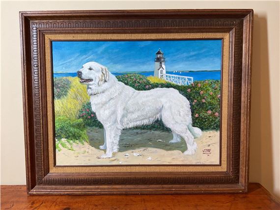 Helen Wilson Sherman | Oil Painting on canvas of Dog (1996) | MutualArt