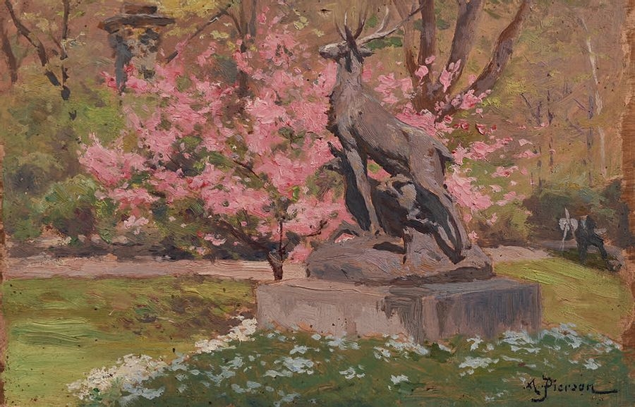 Albert Leon | Sculpture in the garden | MutualArt