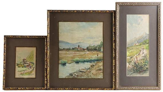 Bonaventura Pollés y Vivó | Paisajes con figuras | MutualArt