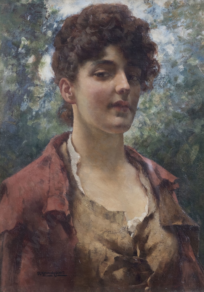 William A. Breakspeare | Portrait of a Young Woman | MutualArt