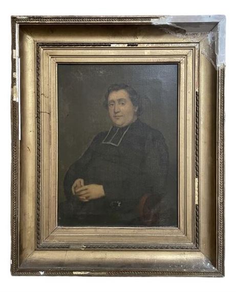 Pierre August Pichon | Portrait of an Abbot | MutualArt