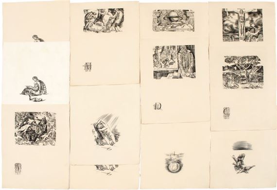 Albert Decaris | Twenty-four engravings | MutualArt