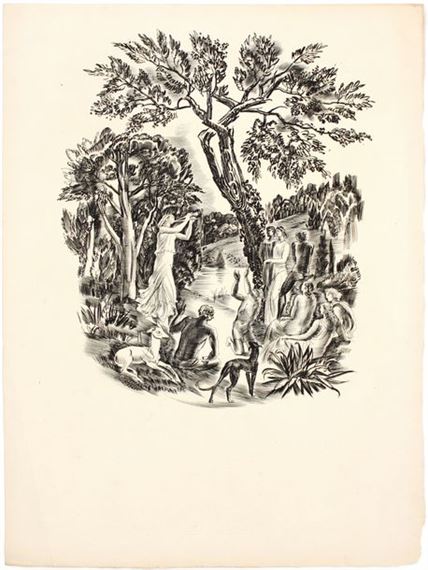 Albert Decaris | Scene from Greek or Roman mythology | MutualArt