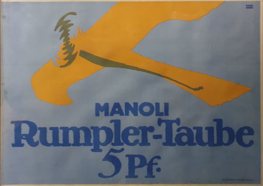 Lucian Bernhard | Poster MANOLI RUMPLER-TAUBE 5Pf | MutualArt