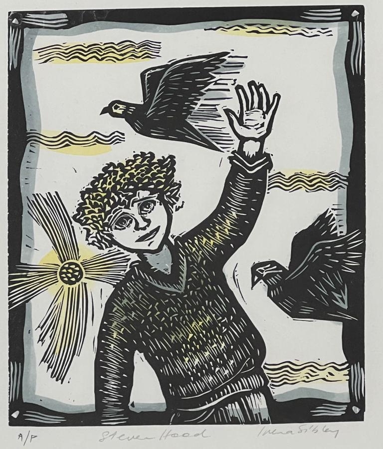 Irena Sibley | IRENA SIBLEY HAND COLOURED LINOCUT ARTISTS PROOF ...