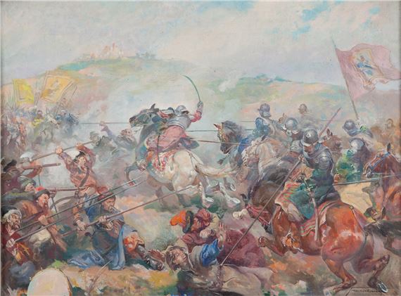 Antoni Trzeszczkowski | Battle of Orsha | MutualArt