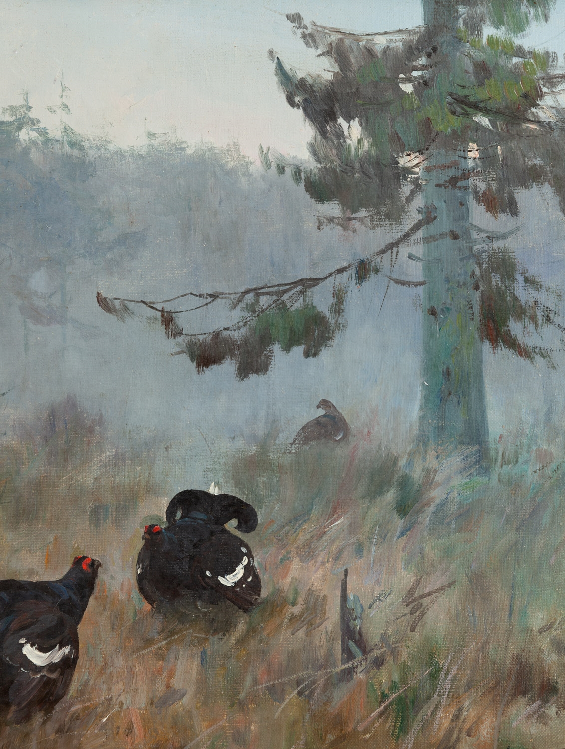 Czesław Wasilewski | Mating grouses | MutualArt