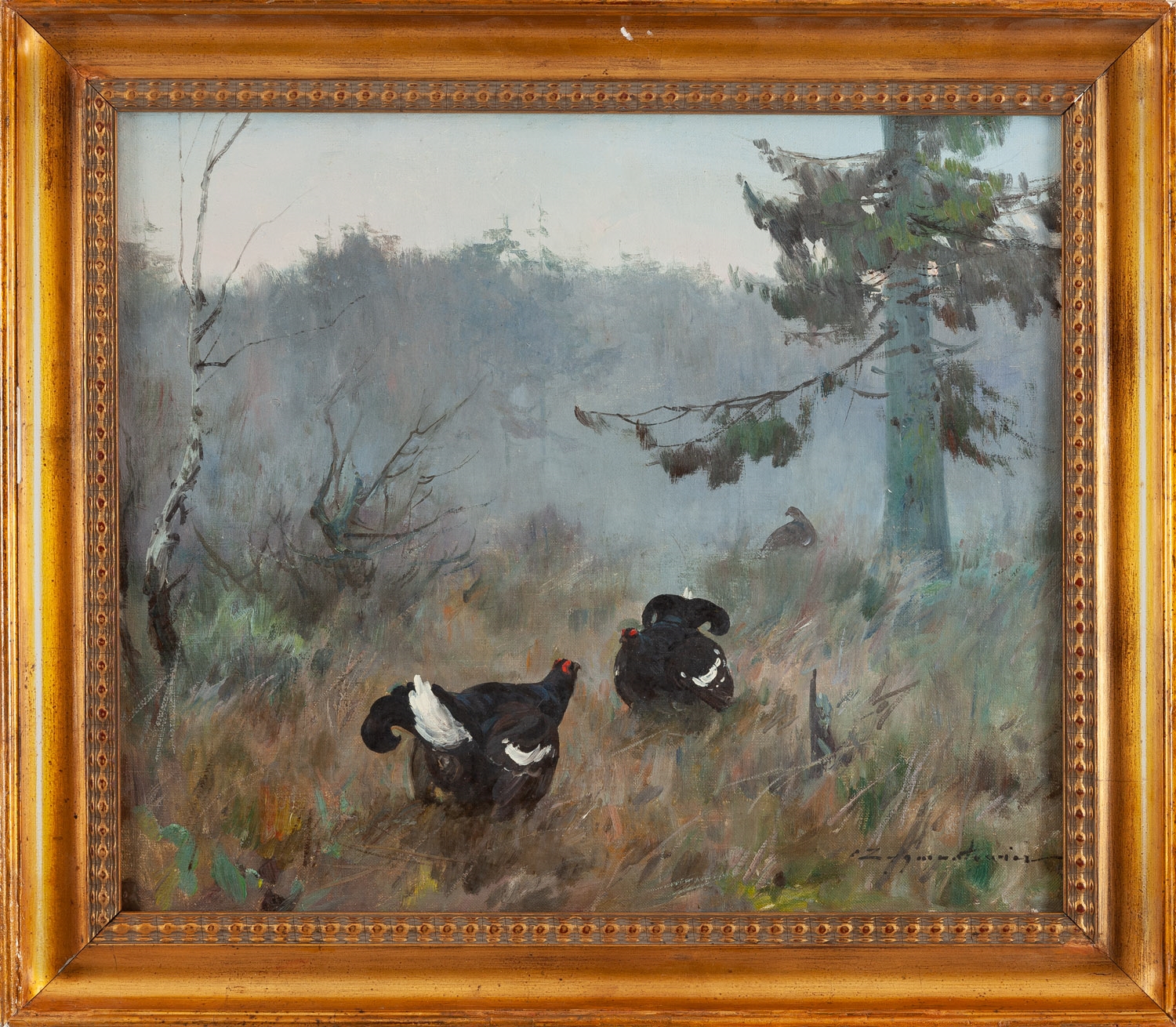 Czesław Wasilewski | Mating grouses | MutualArt