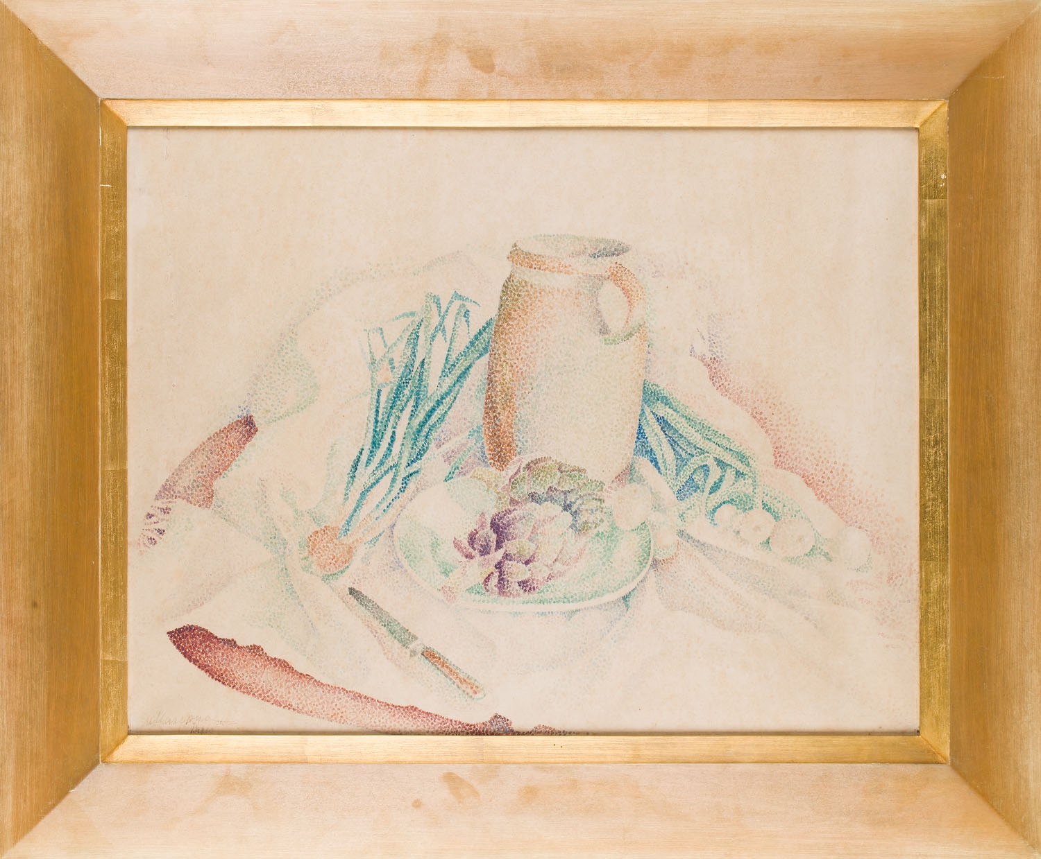 Marie Vorobieff Marevna | Still life with a jug and an artichoke ...