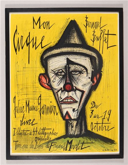 Bernard Buffet | Les Sables d’Olonnes, deux voiliers (1972) | MutualArt