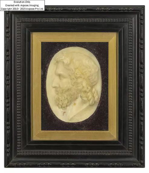 Richard Cockle Lucas | portrait relief of Jupiter | MutualArt