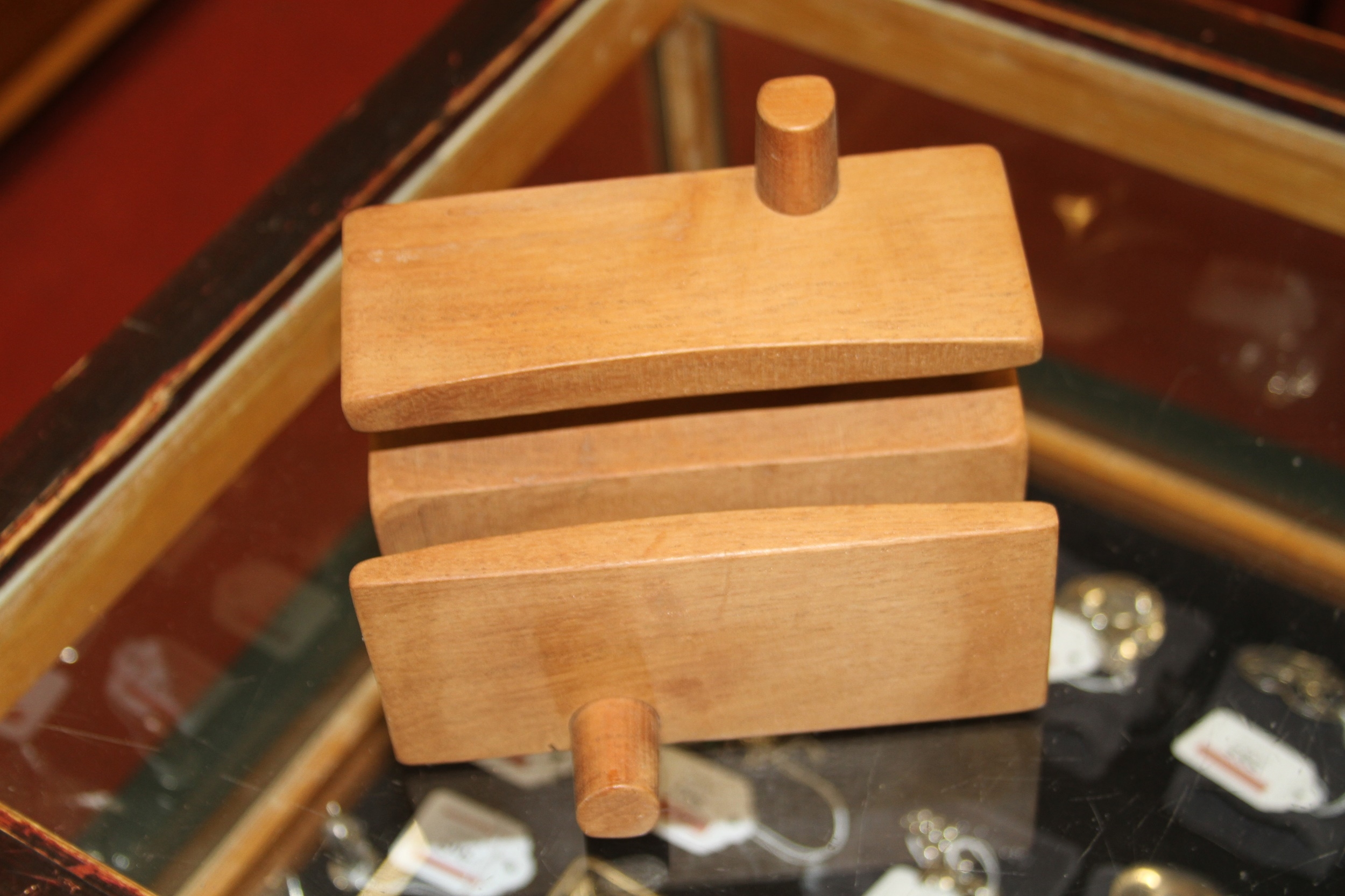 Brian Willsher | - an interlocking opposing abstract wood sculpture ...