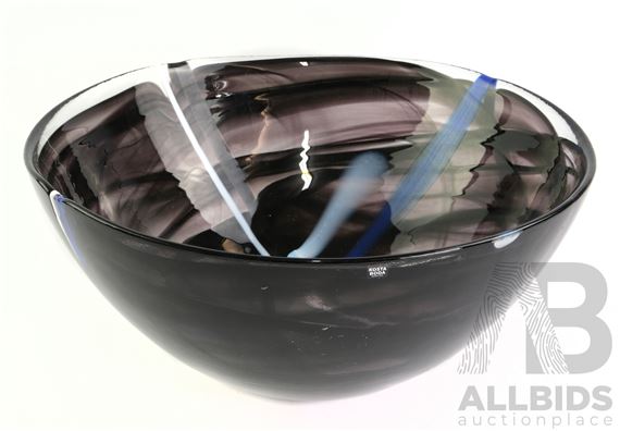 Kosta Boda | Retro Kosta Boda Art Glass Bowl by Anna Ehner | MutualArt