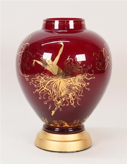 Erté | After Erte Franklin Mint Applause Vase | MutualArt