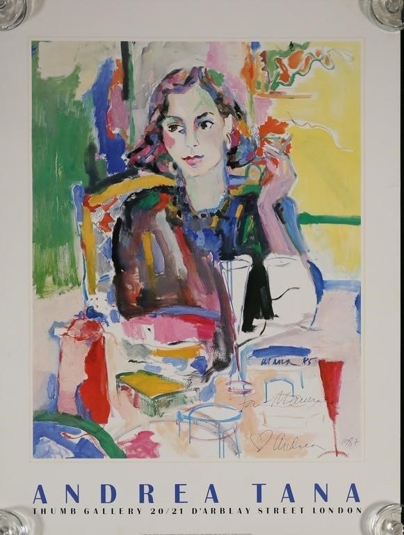Andrea Tana | 2 Posters Peter Max & Andrea Tana | MutualArt