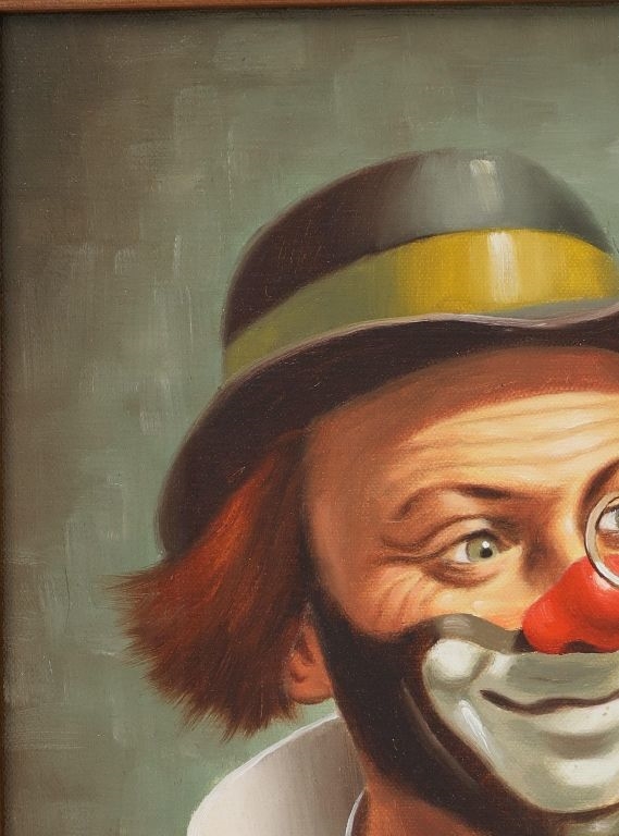 Michael Grow Hoppin | Michael Grow Hoppin Perceptive Clown Painting ...