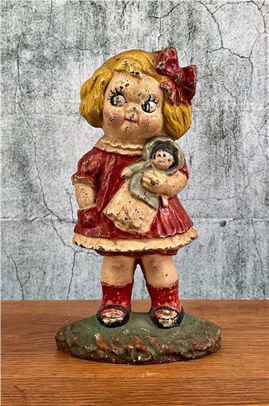 Grace Drayton | DOLLY DINGLE CAST IRON DOORSTOP | MutualArt