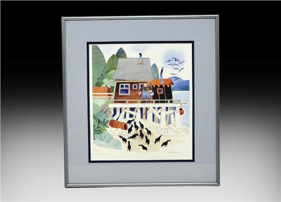 Rie Muñoz | Ravens, Sitka (Circa 1995) | MutualArt