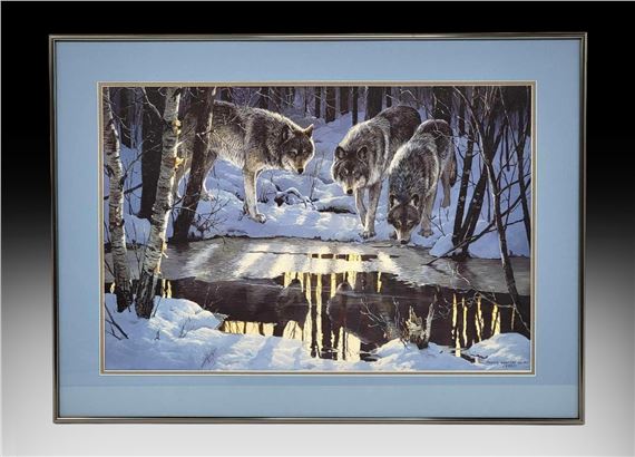 Persis Clayton Weirs | Reflections - Wolves (Circa 1990) | MutualArt