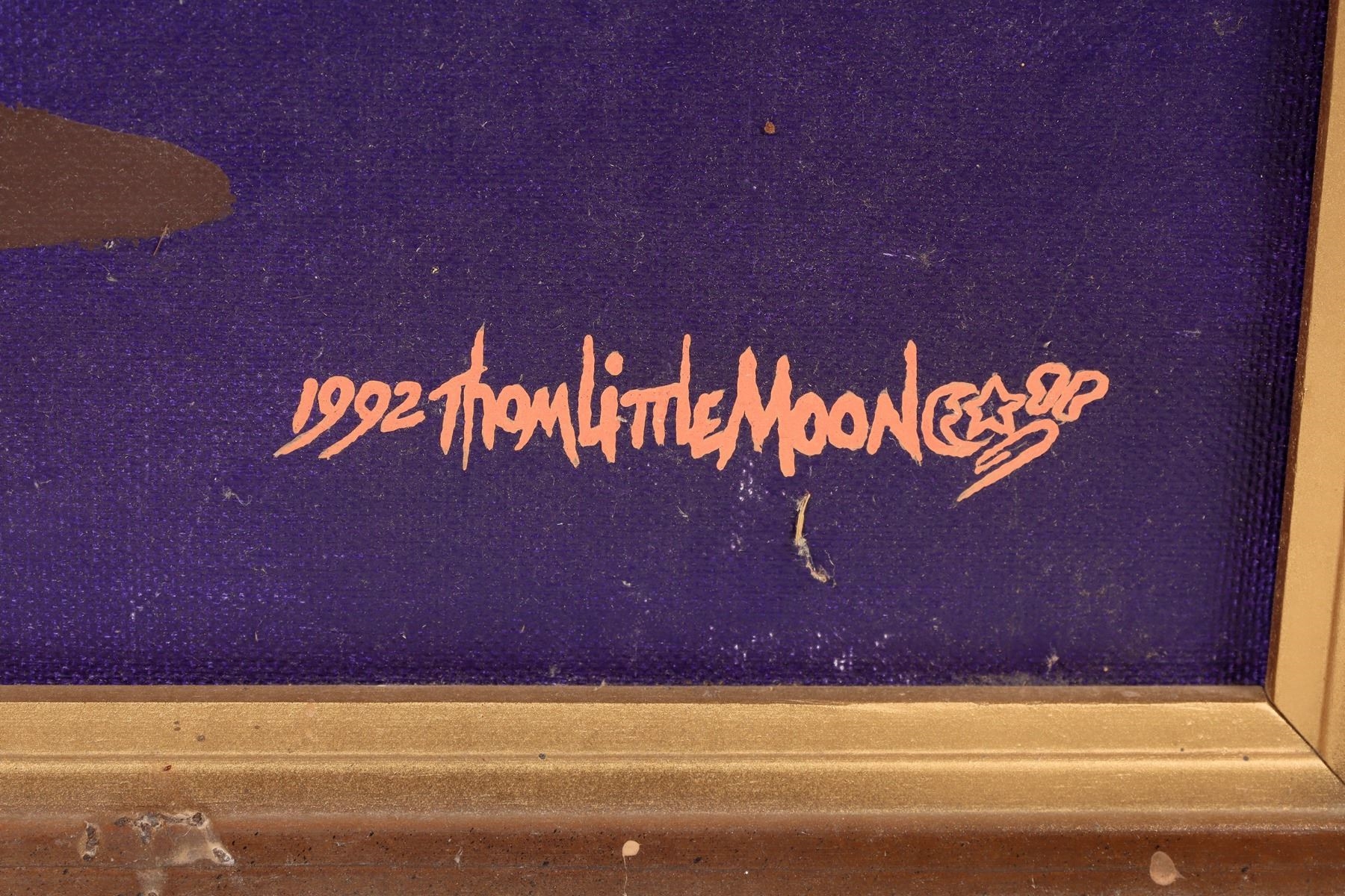 Thom Little Moon | Painting of ceremonial dancing Lakota warrior (1992 ...