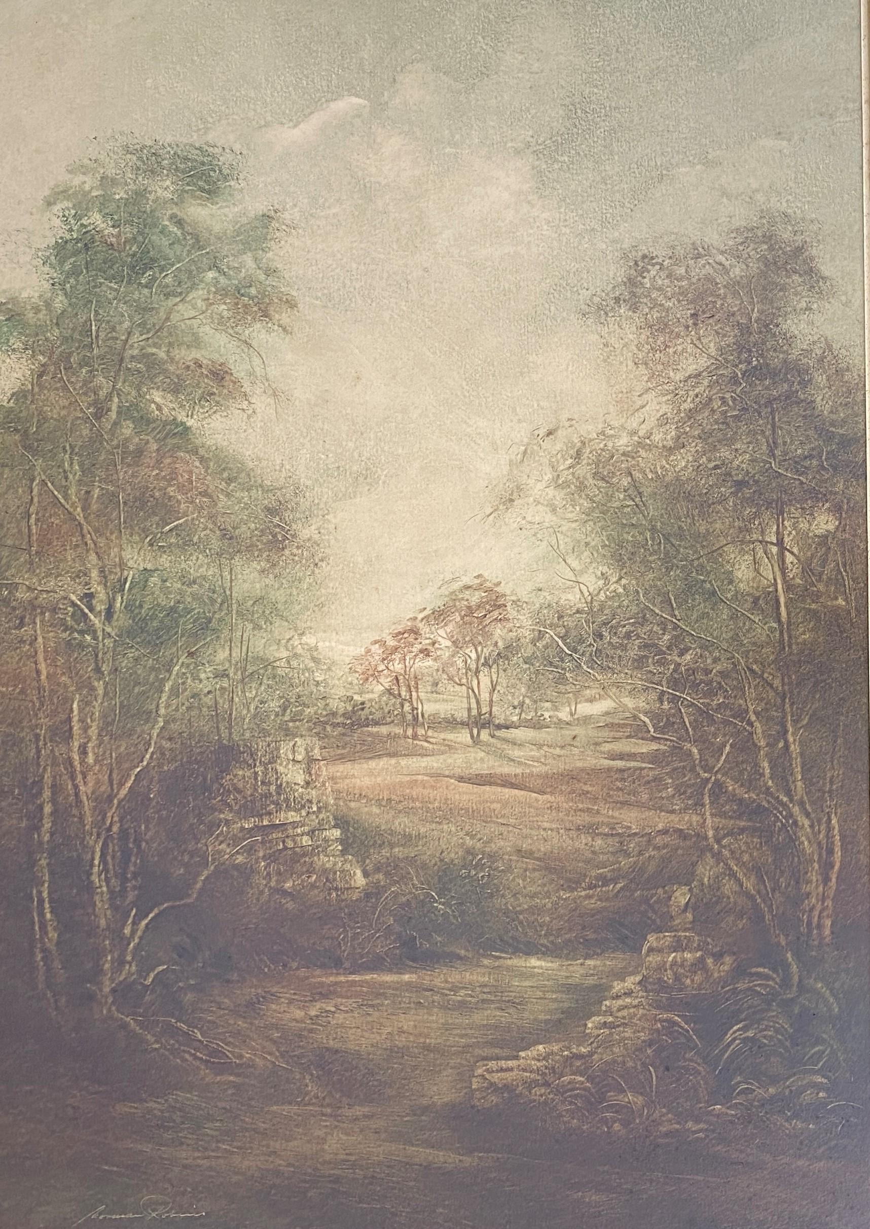 Norman Robins | Evening Landscape | MutualArt