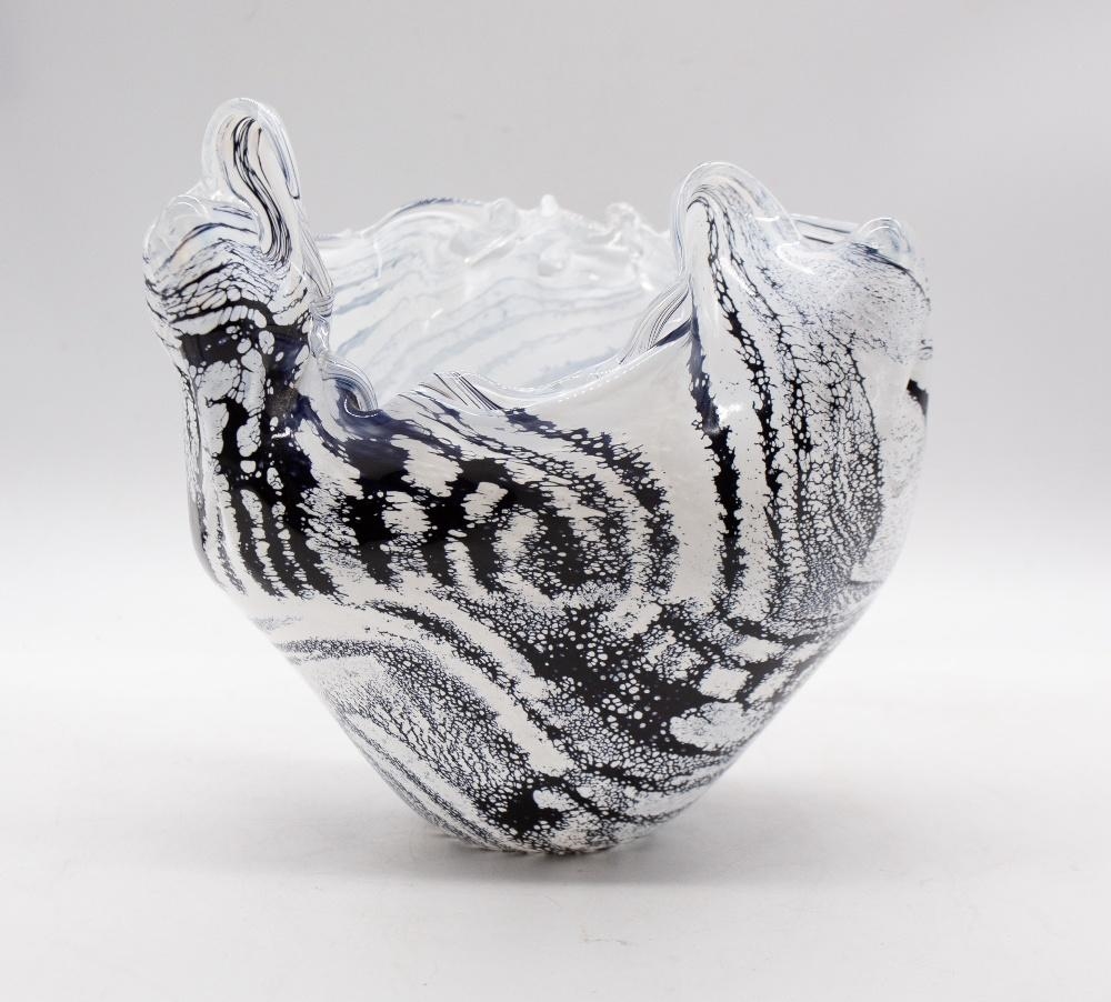 Peter Layton | Peter Layton Studio glass bowl externally decorated with ...