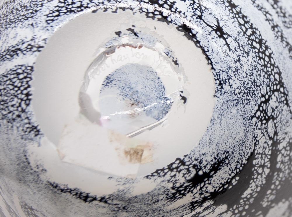 Peter Layton | Peter Layton Studio glass bowl externally decorated with ...