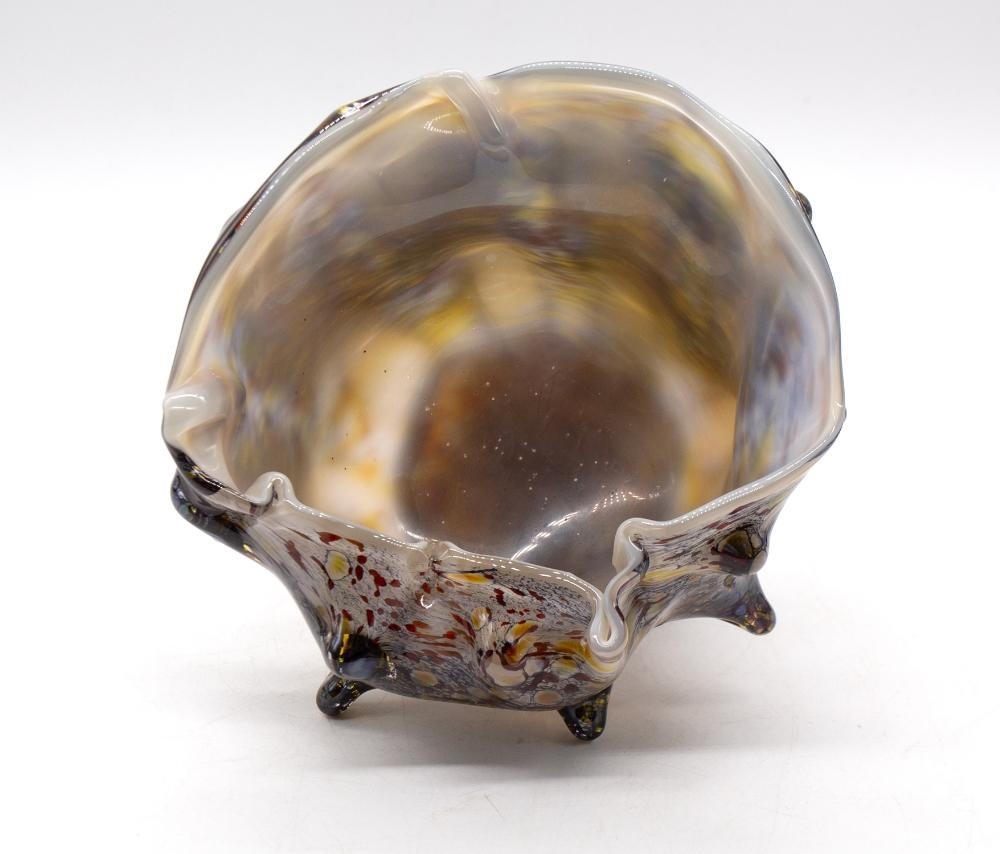 Peter Layton | Peter Layton Studio glass shell form sculpture in shades ...