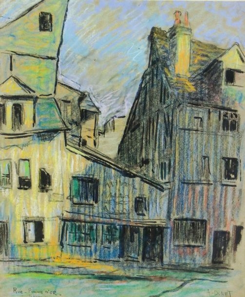 Alfred Dunet | Rue pomme d'or à ROUEN | MutualArt