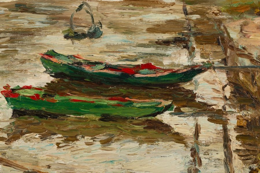 Anne de LA Fourniere (1937-2023) | Barques à Moret | MutualArt