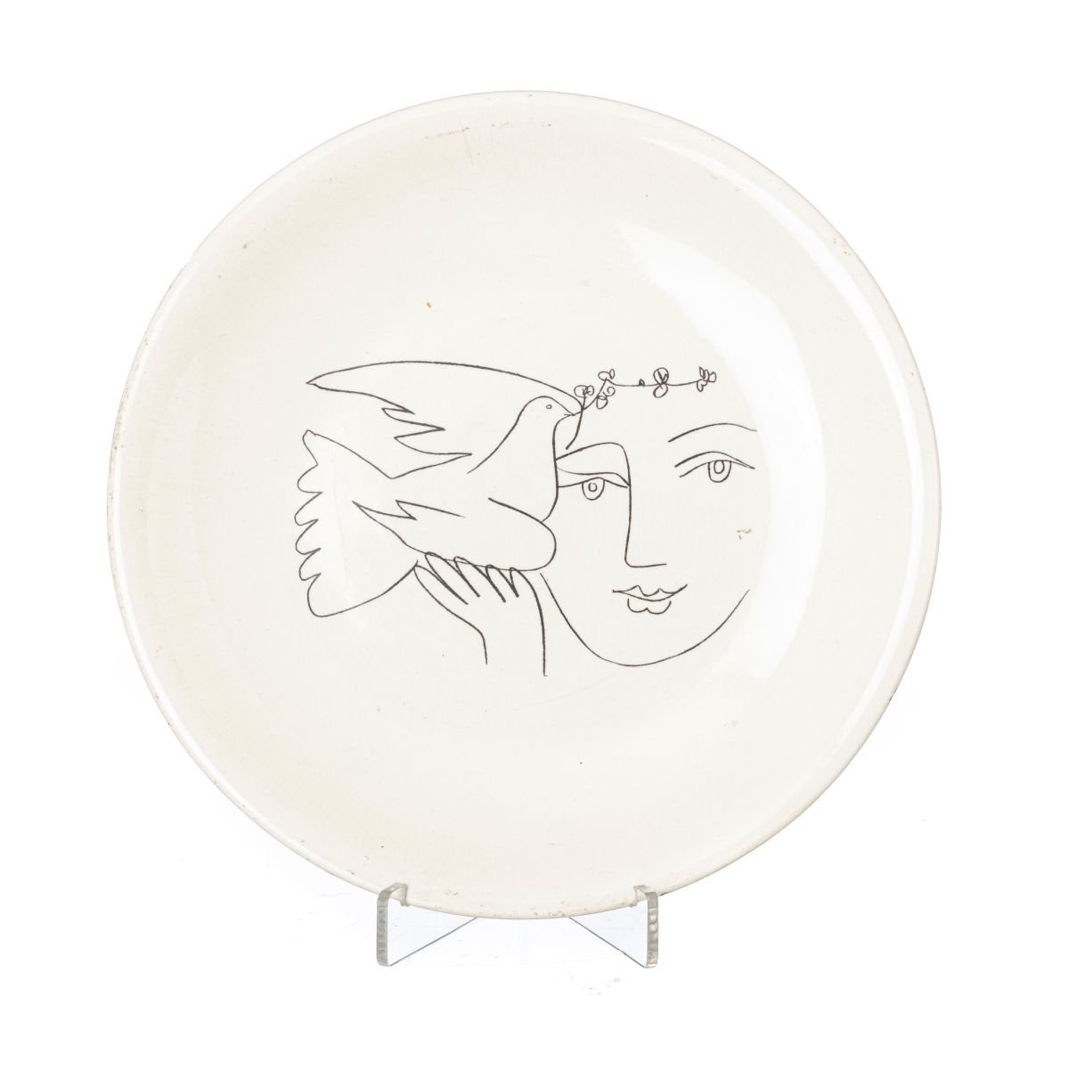 Pablo Picasso | Mulher com pomba da Paz (1950) | MutualArt