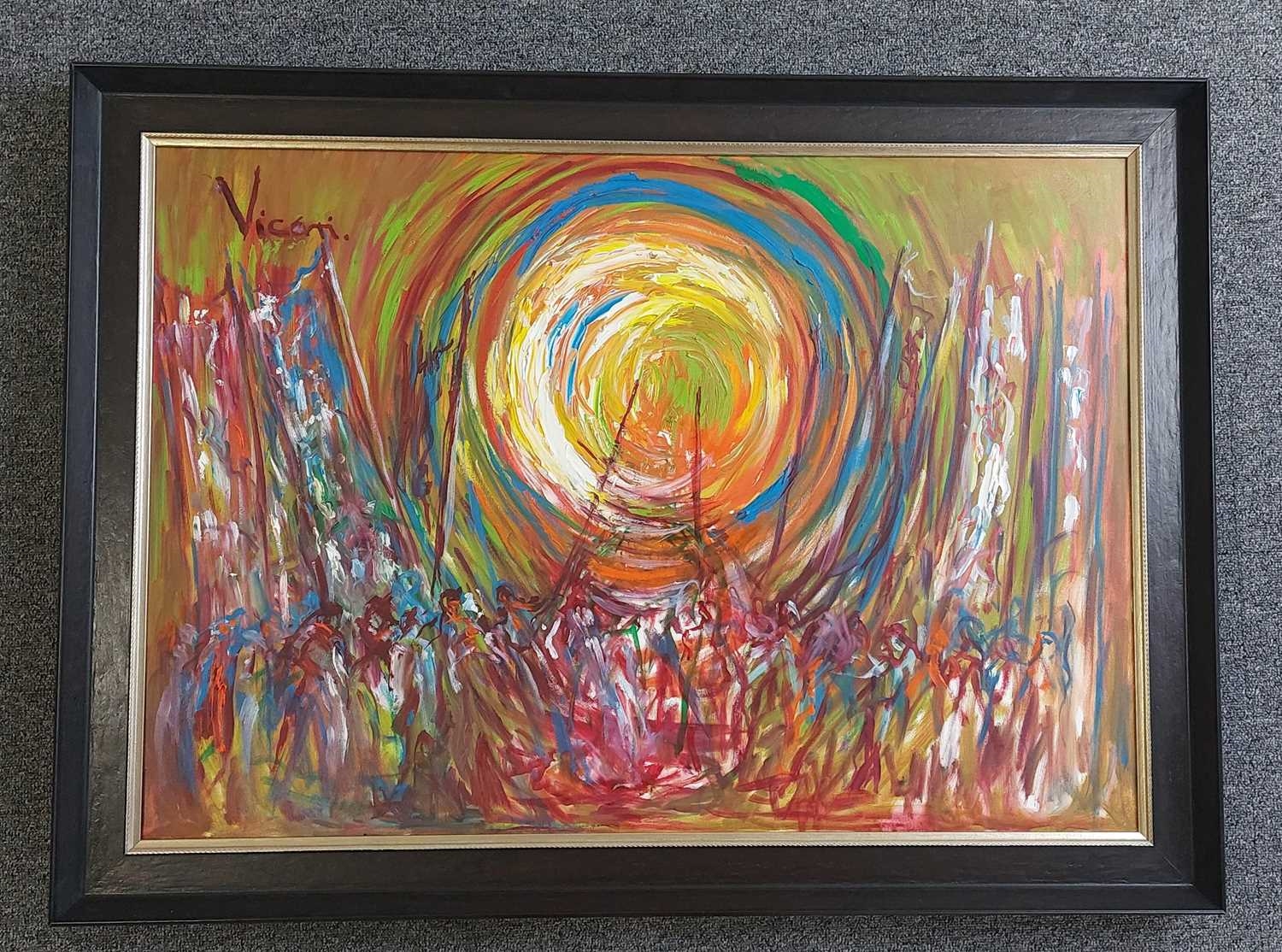 Andrew Vicari | The Watchers at Pentecost | MutualArt