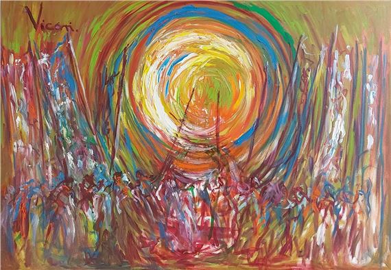 Andrew Vicari | The Watchers at Pentecost | MutualArt