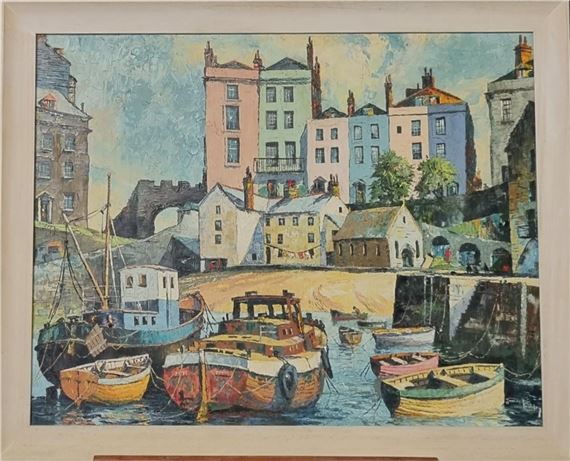 James Priddey | The Harbour, Tenby' | MutualArt